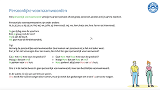 Persoonlijk voornaamwoord