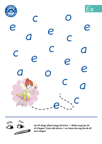 Verbind de letter E [3]