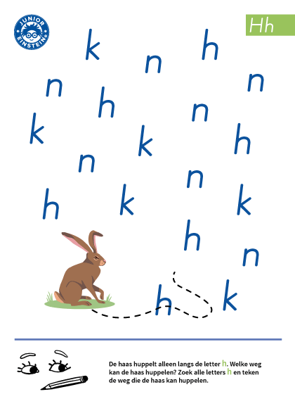 Verbind de letter H [3]