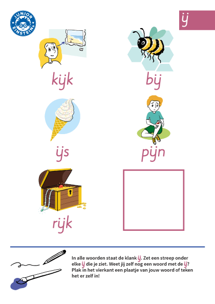 Onderstreep de klank oe [1]