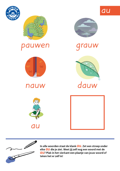 Onderstreep de klank aa [2]