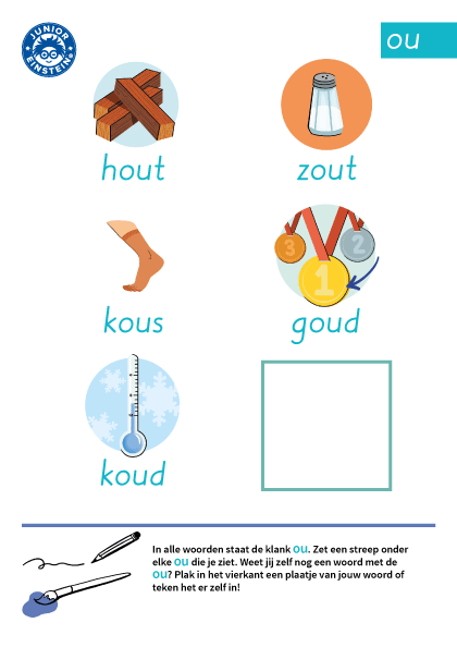 Onderstreep de klank ui [1]